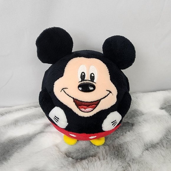 Ty | Toys | Authentic Disney Ty Mickey Mouse Round Plush Stuffed Animal ...